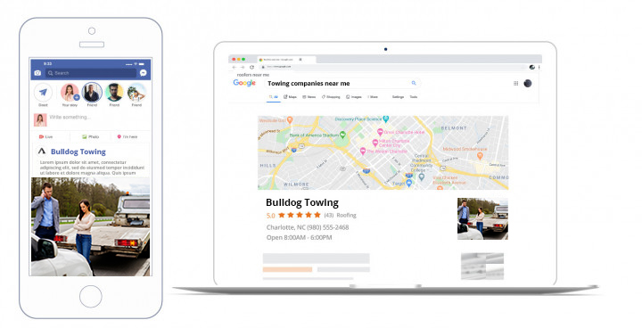 Towing Social Media | Digital Marketing | Townsquare Interactive